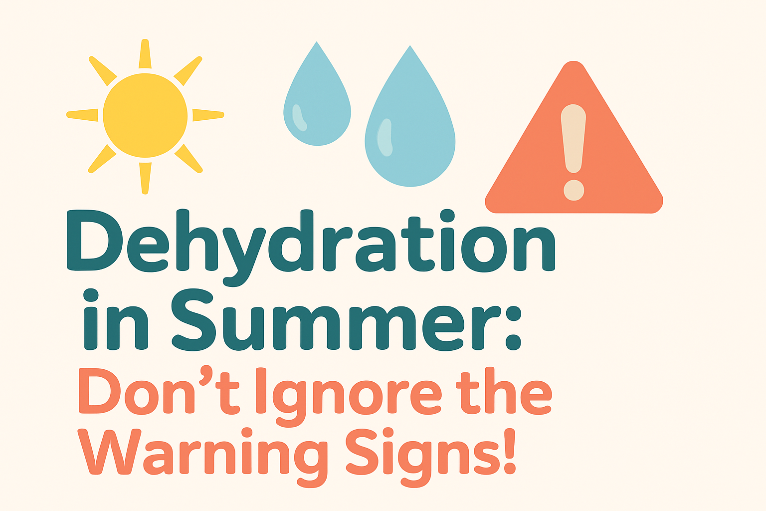 Dehydration in Summer: Don't Ignore the Warning Signs! – Mirpharma