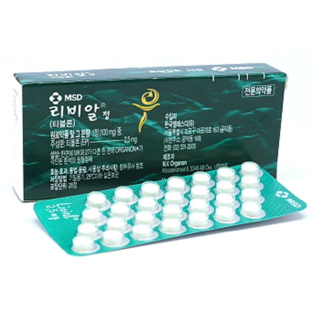 리비알정 Livial (Tibolone) 2.5mg | Menopause Relief & Hormone Therapy – Mirpharma