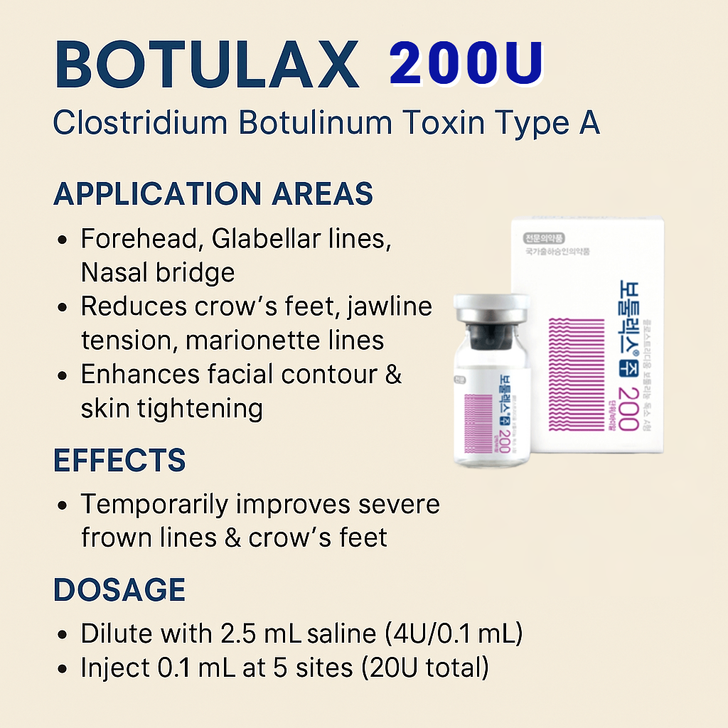 Botulax 200U (Anti-wrinkle) – Mirpharma