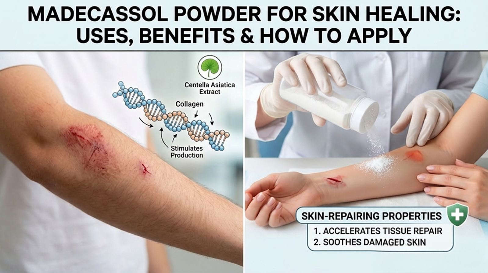 Madecassol Powder for Skin Healing: Uses, Benefits & How to Apply ...