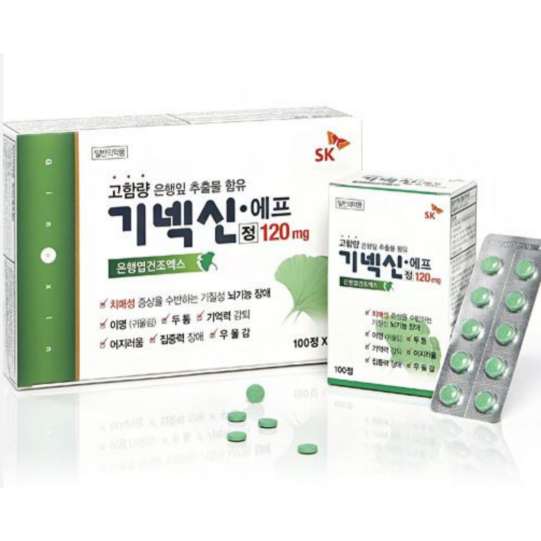 Ginexin F Tablet (Memory, Dementia Prevention) – Mirpharma