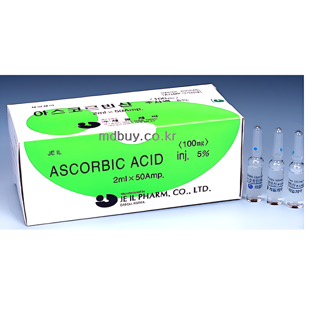 Jeil Pharmaceutical Ascorbic Acid Injection 5% (Vitamin) – Mirpharma